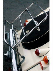 STAINLESS LUGGAGE RACK W/SIDESCREEN STOWAGE | morgan-spares.com